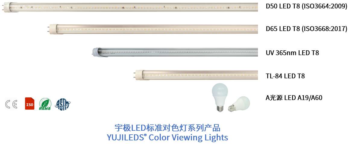 YUJILEDS LED D50 tube light selected as the reference light source for ...
