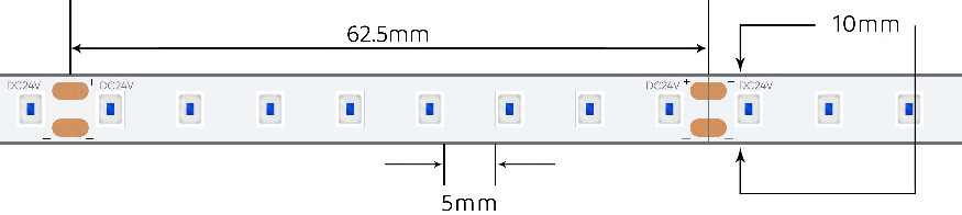 Single Color Blue LED Flexible Strip - Yujileds